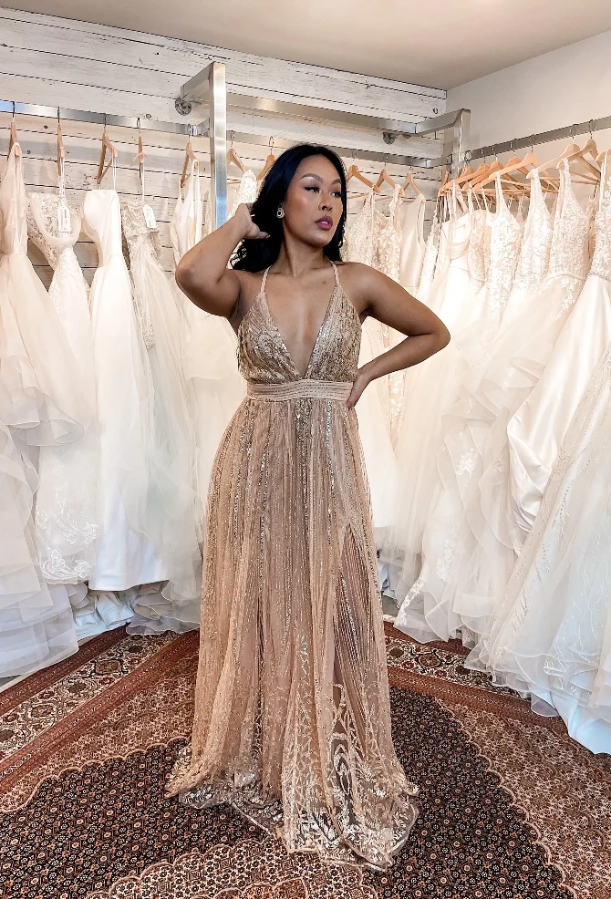 Private Label - Athena - Rose Gold | Samila Bridal and Formal